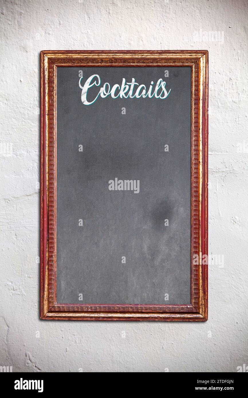 Ideal cocktail menu hi-res stock photography and images - Alamy