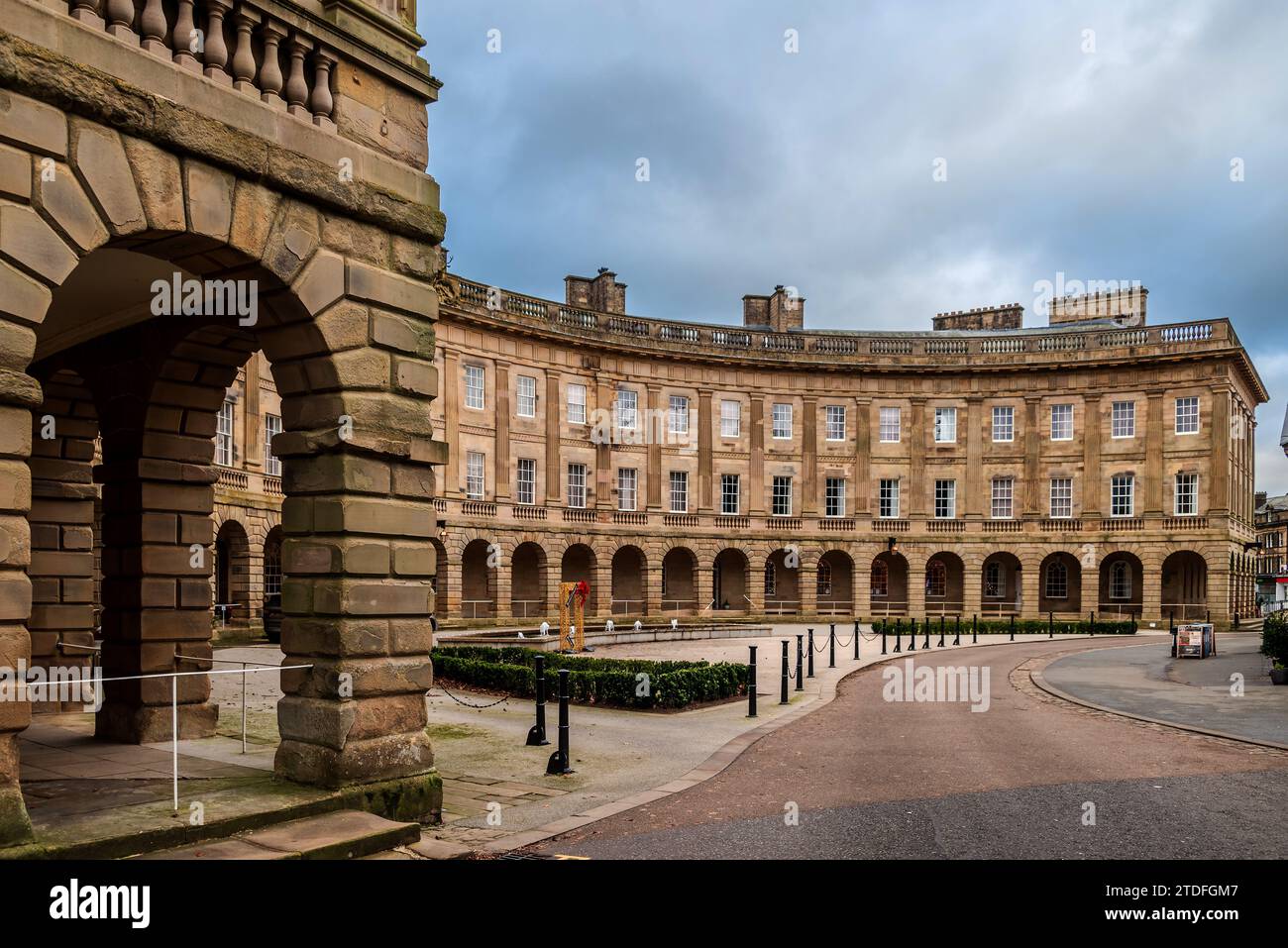 The Georgian Buxton Crescent now fully restored. Grade 1 listed ...