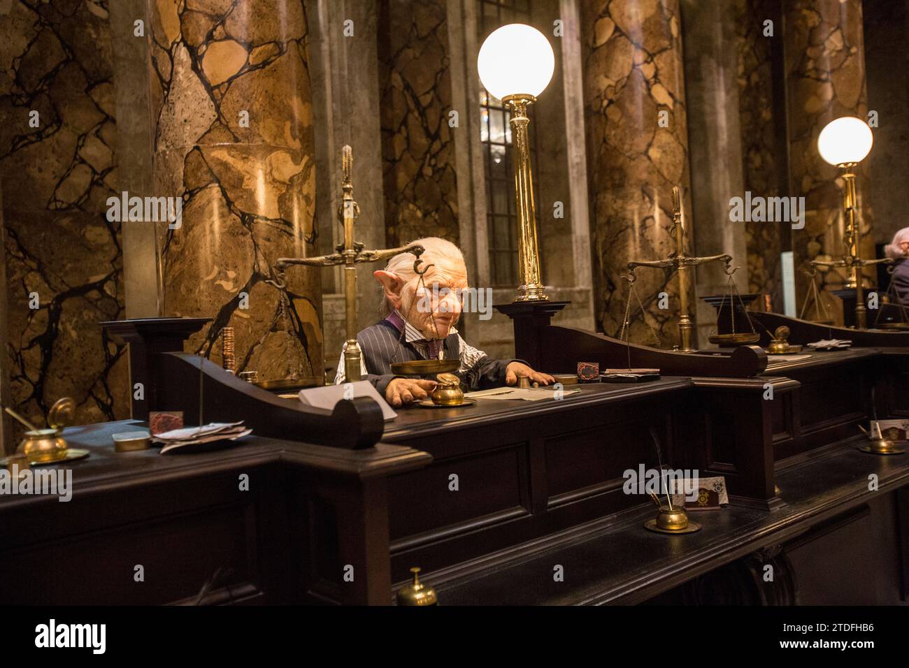 Harry Potter, Gringott bank, Warner Studios London Stock Photo - Alamy