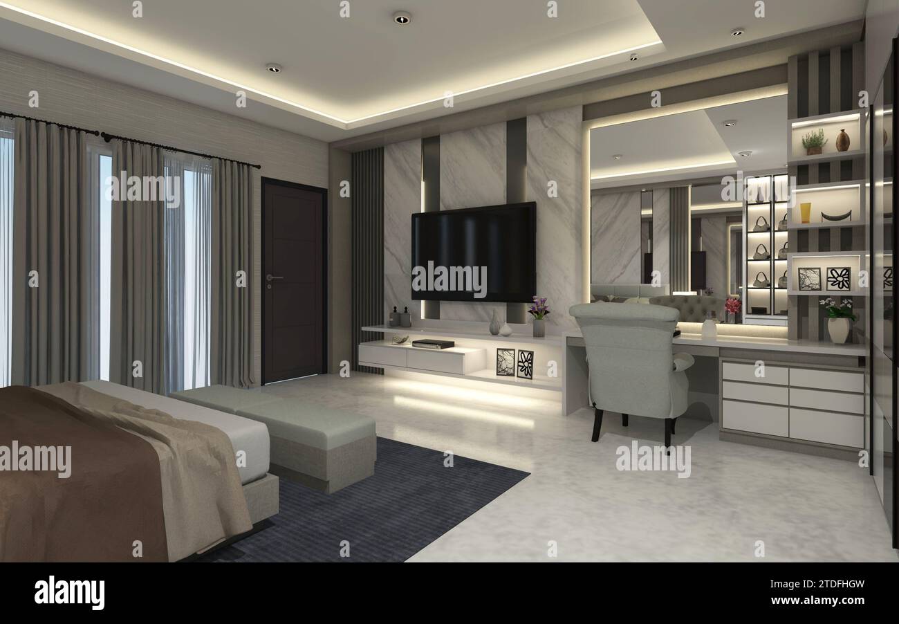 Modern Mansion Master Bedroom With Tv 969 Master Bedroom Tv Images,
