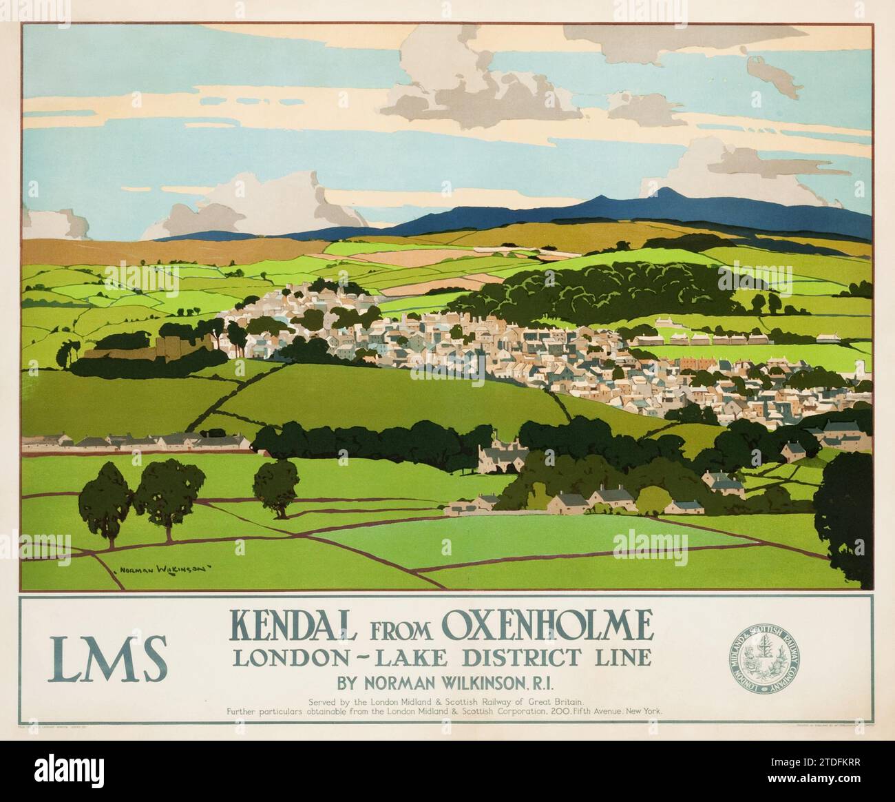 LMS Vintage travel poster - London, Midland, & Scottish Railway Company ...