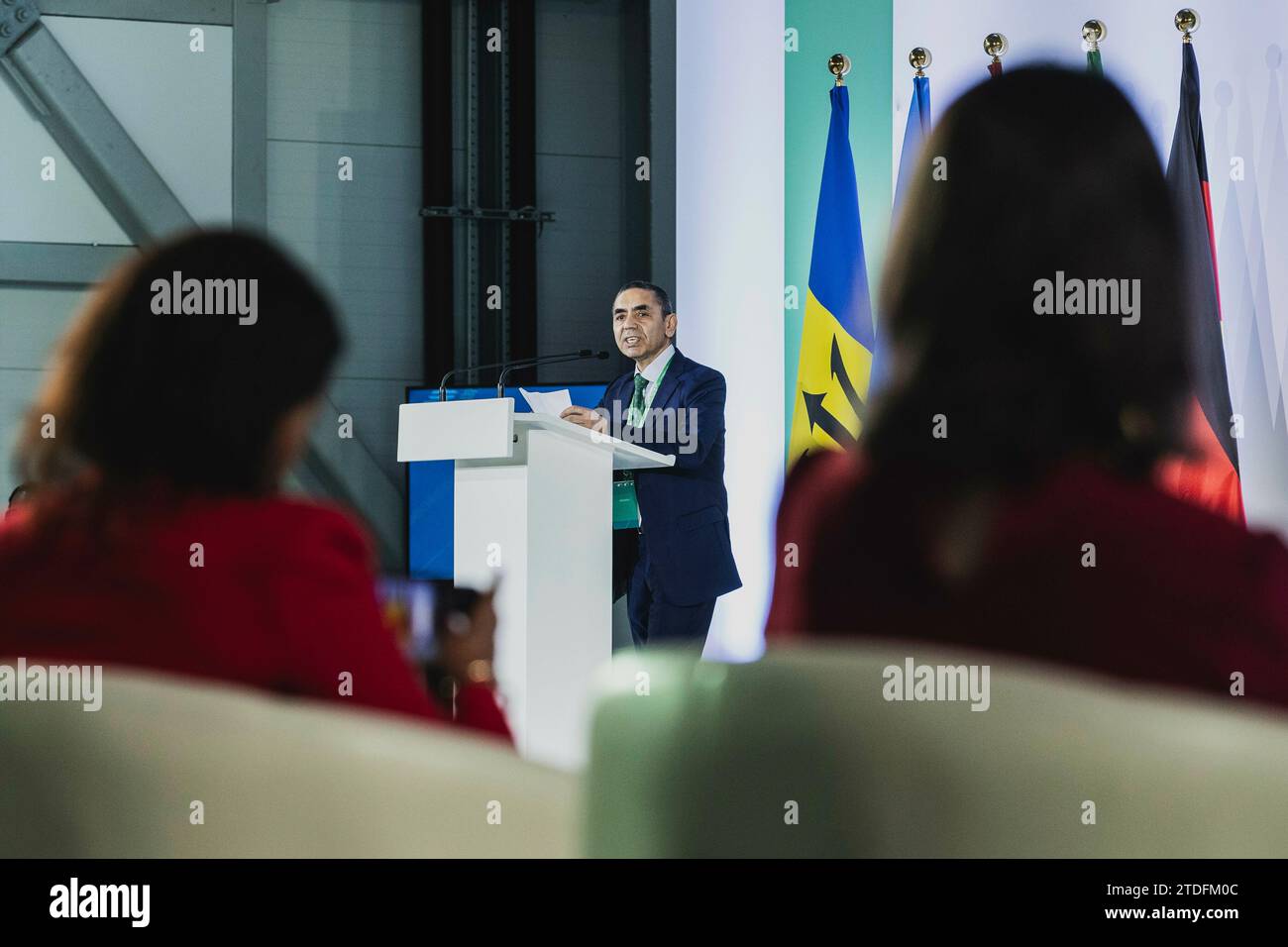 Prof. Ugur Sahin, CEO of Biontech SE, taken as part of the inauguration ...