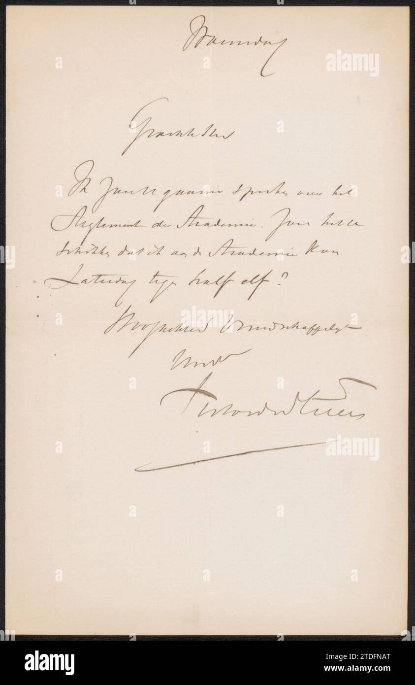 BRIEF AAN LEAN ALEEAGE, Young the Veneer Vermany Louisée Vainnsion ...