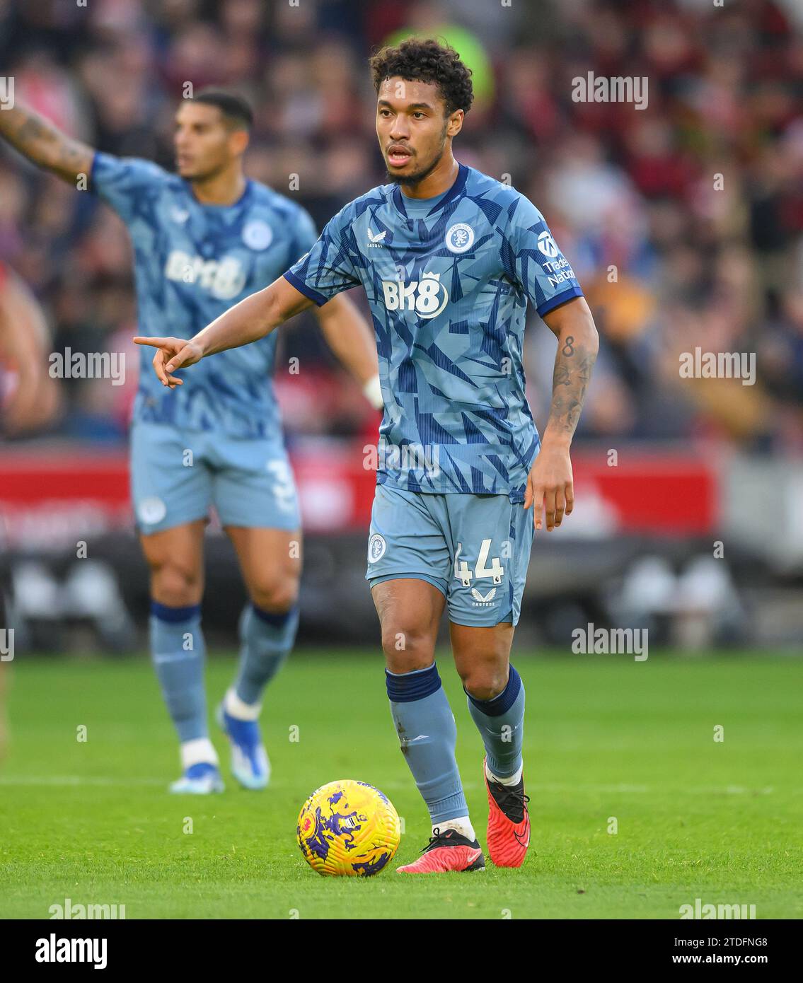 London, UK. 17 Dec 2023 - Brentford v Aston Villa - Premier League - GTech Stadium. Aston Villa ...