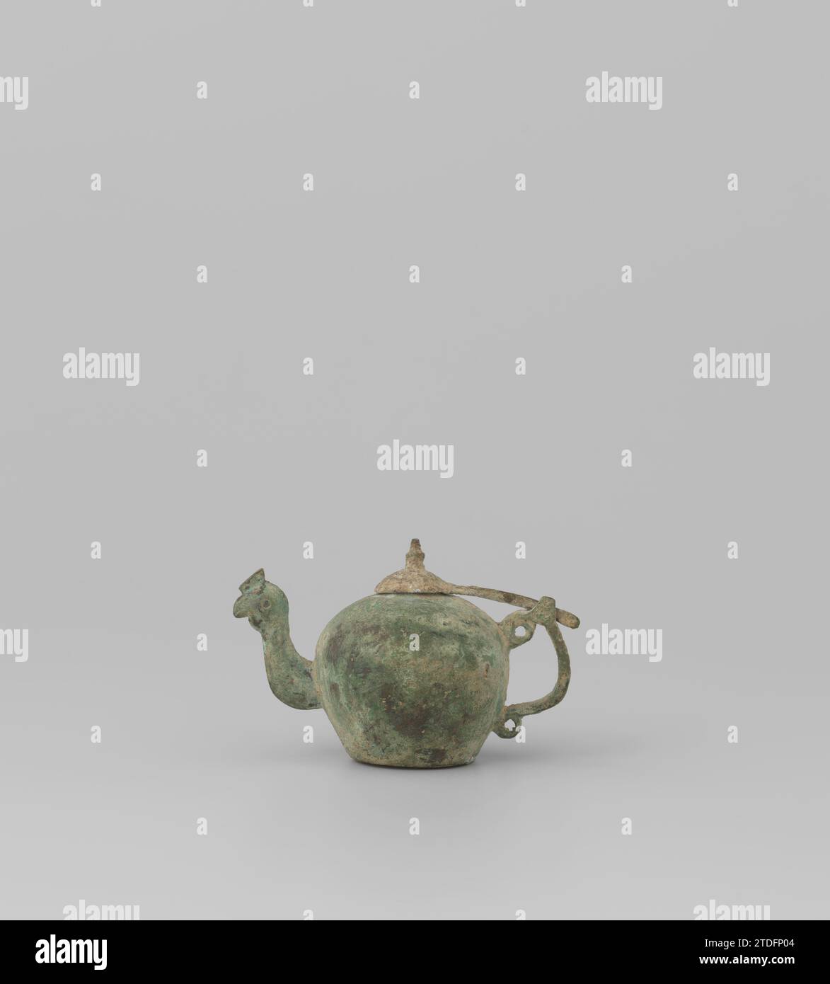 Chicken-head pitcher, anonymous The jug has a spherical body, a curved ...