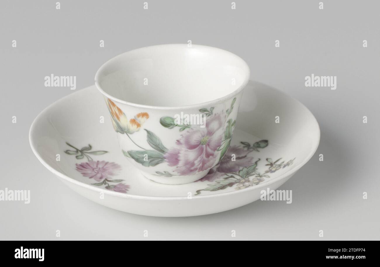 Cup and Saucer, Weesper Porseleinfabriek, c. 1759 - c. 1771 Head and ...