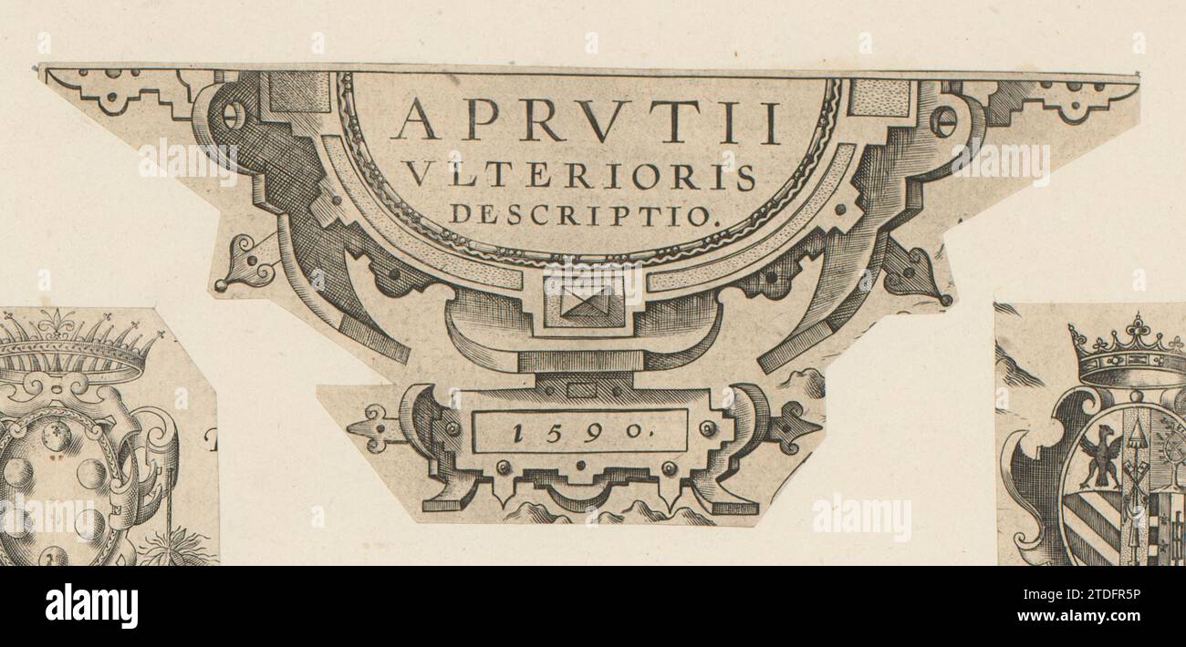 Shield with the weapon of the De 'Medici family, 1595 Crowned shield ...