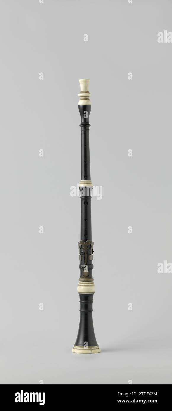 Oboe, Hendrik Richters, c. 1720 Oboe, ebony with ivory edges. Amsterdam ...
