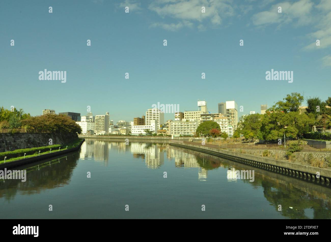 View of Daini Neya River in Osaka Stock Photo - Alamy