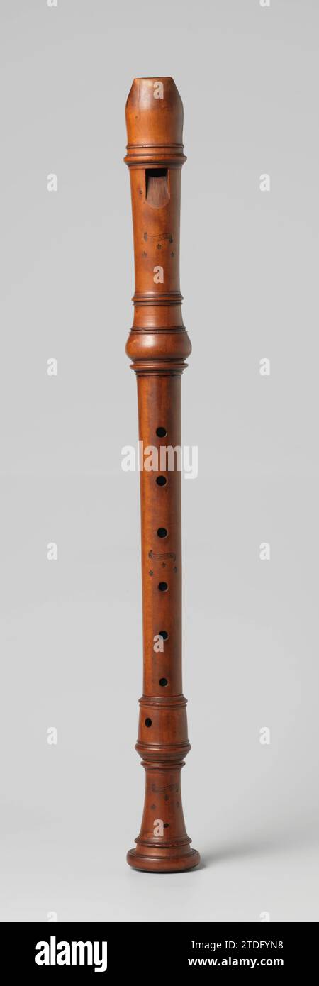 Alto Recorder, Abraham van Aardenberg, c. 1700 Altoblok flute, marked v ...