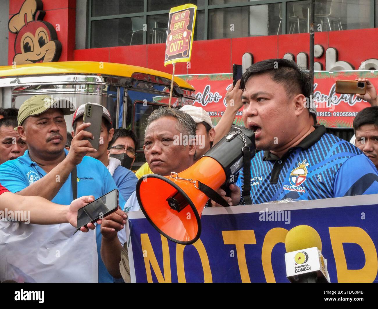 Caloocan City, Philippines. 18th Dec, 2023. Manibela President, Mar Mar ...