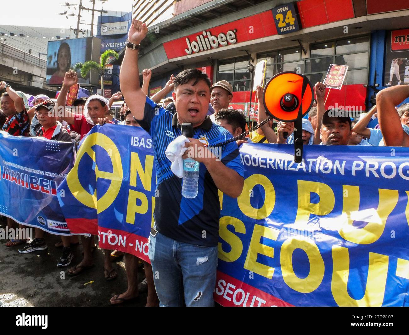 Caloocan City, Philippines. 18th Dec, 2023. Manibela President, Mar ...