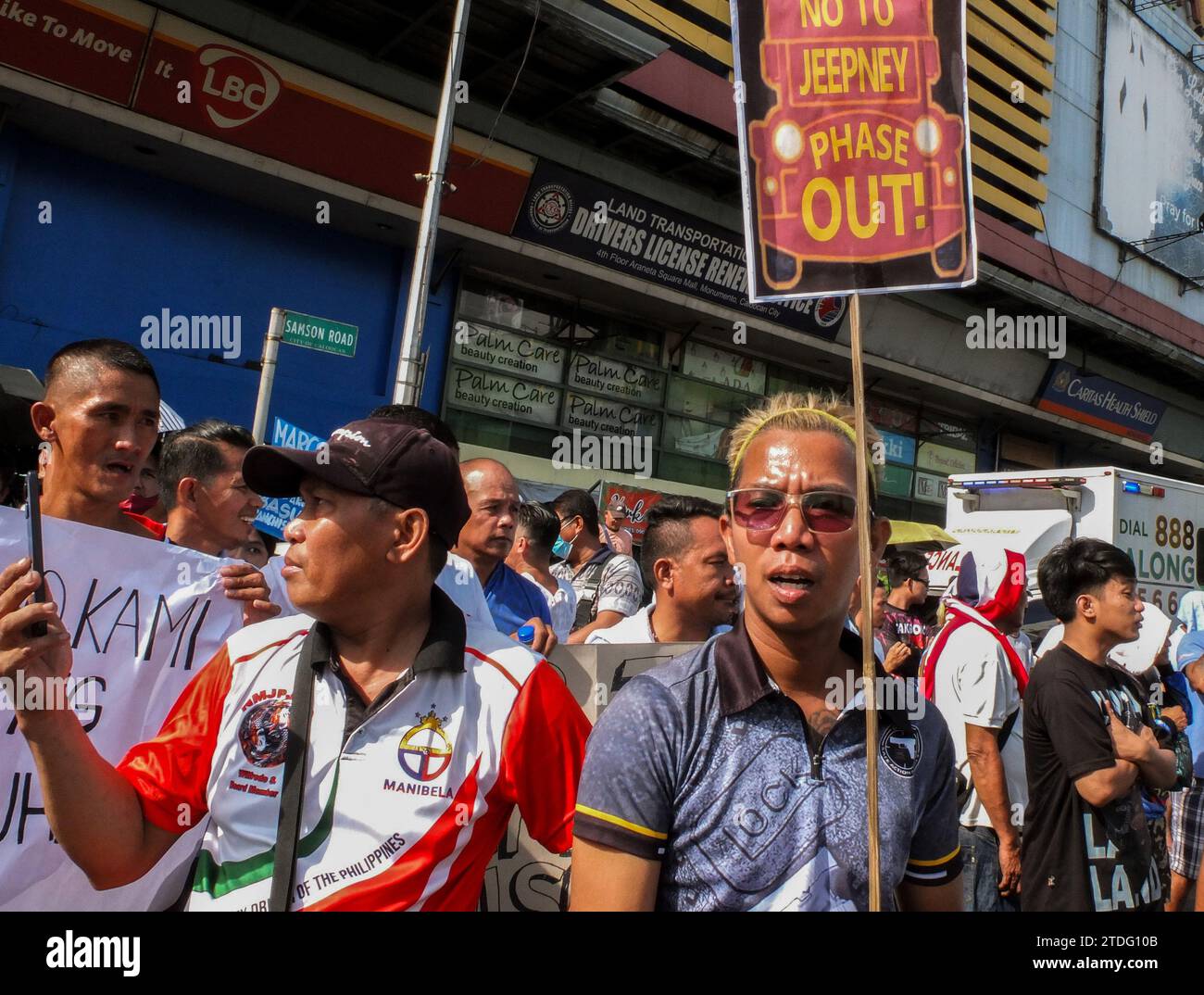 Caloocan City, Philippines. 18th Dec, 2023. Protesters march to ...