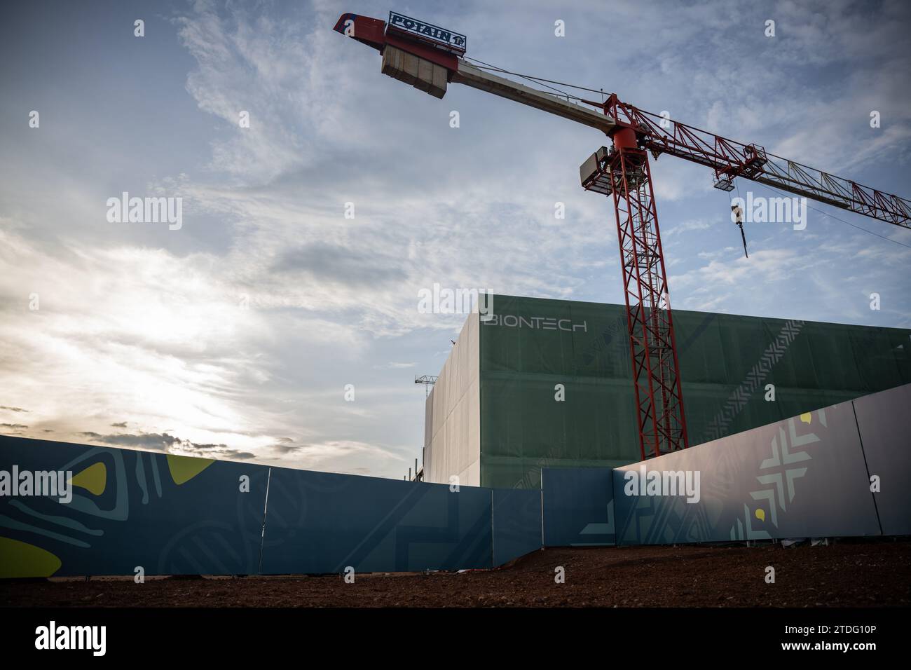 Kigali, Rwanda. 18th Dec, 2023. View of the production facility ...