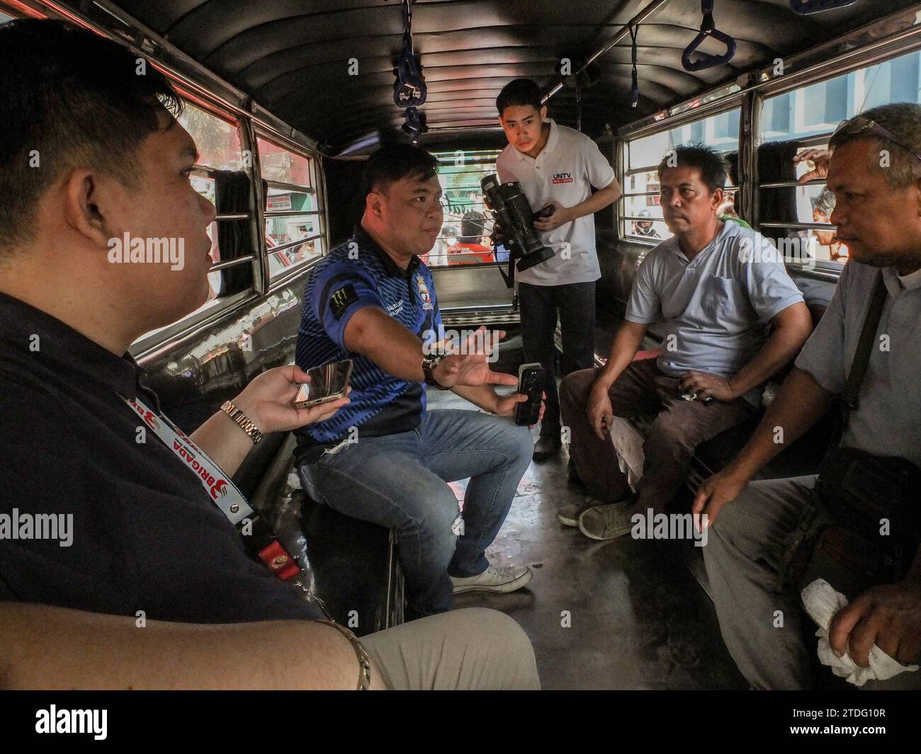 Caloocan City, Philippines. 18th Dec, 2023. Manibela President, Mar ...