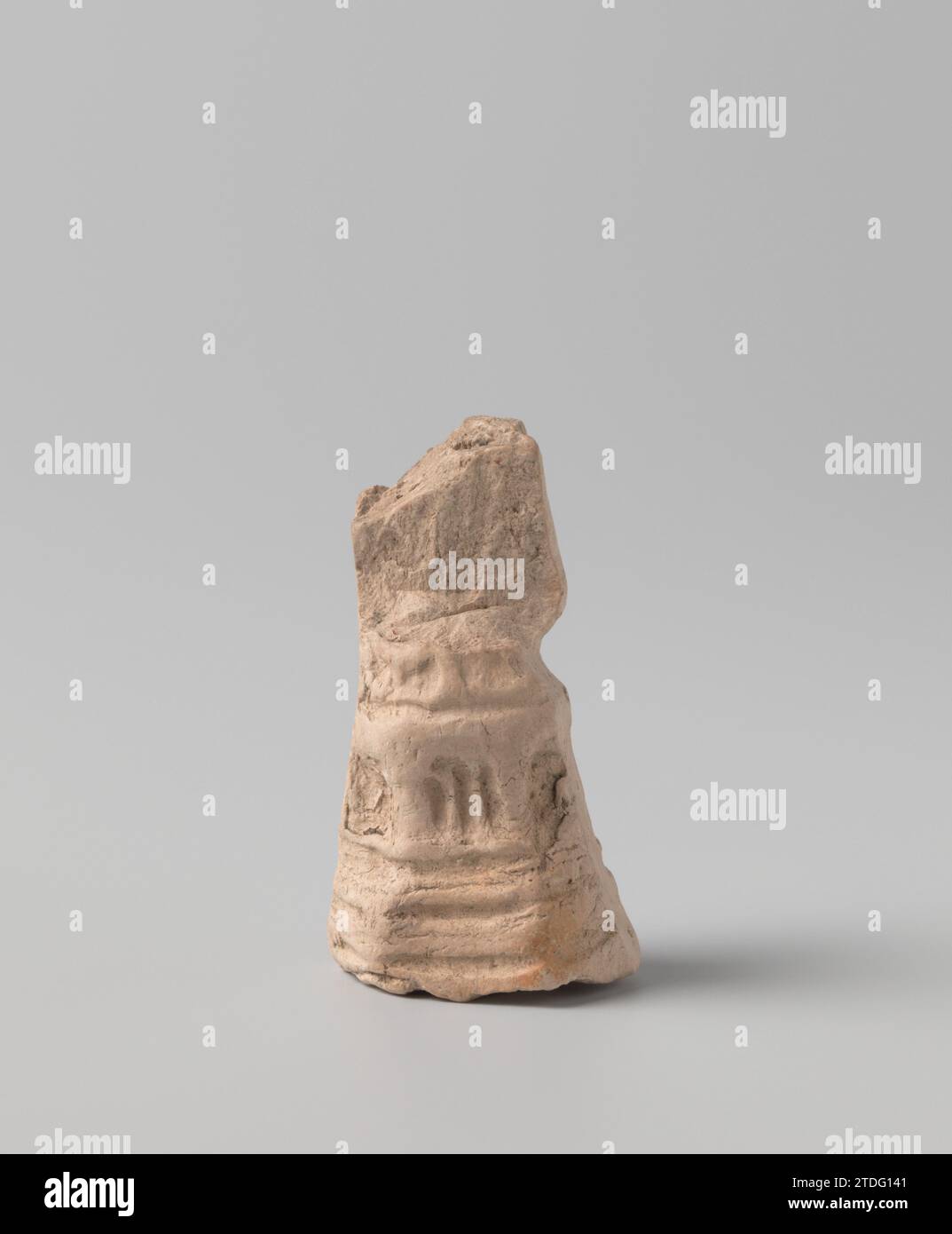 Fragment of pipe signs statue, c. 1400 - c. 1950 pipe clay pipe clay ...