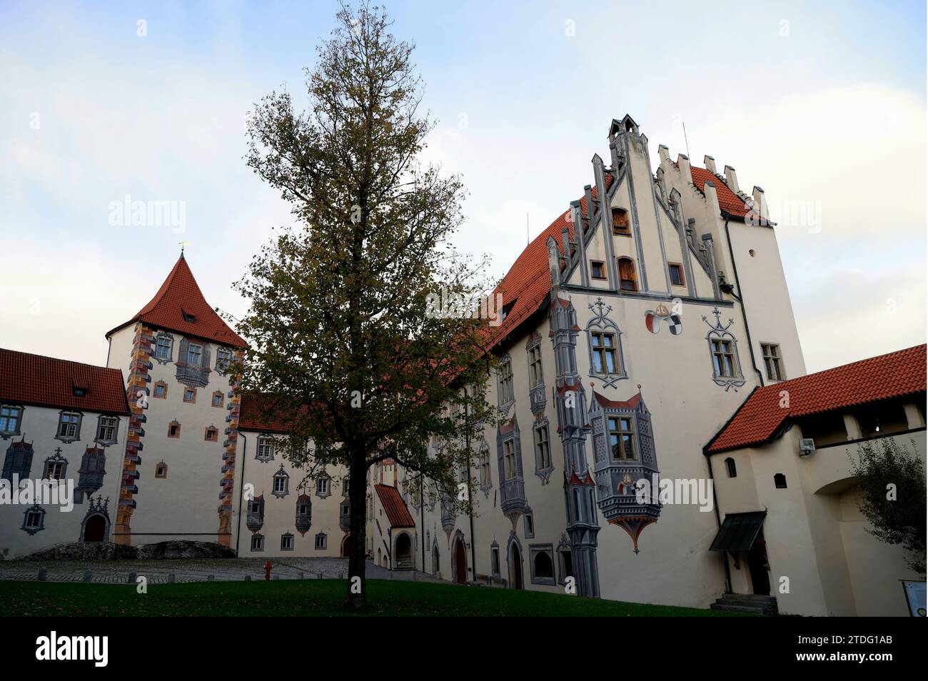 The beautiful Hohes Schloss castle in Fussen, Bavaria Stock Photo - Alamy