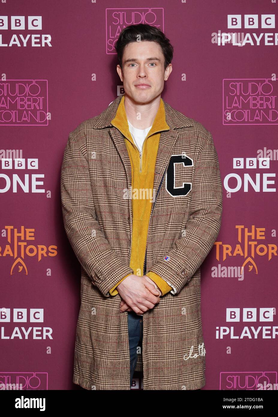 Ed Gamble at a photocall for the launch of BBC's the Traitors, at the ...