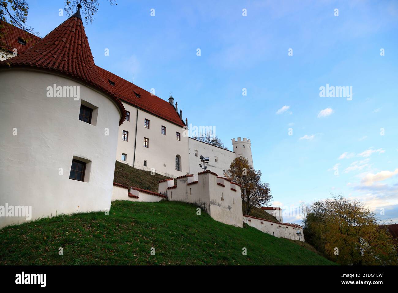 The beautiful Hohes Schloss castle in Fussen, Bavaria Stock Photo - Alamy