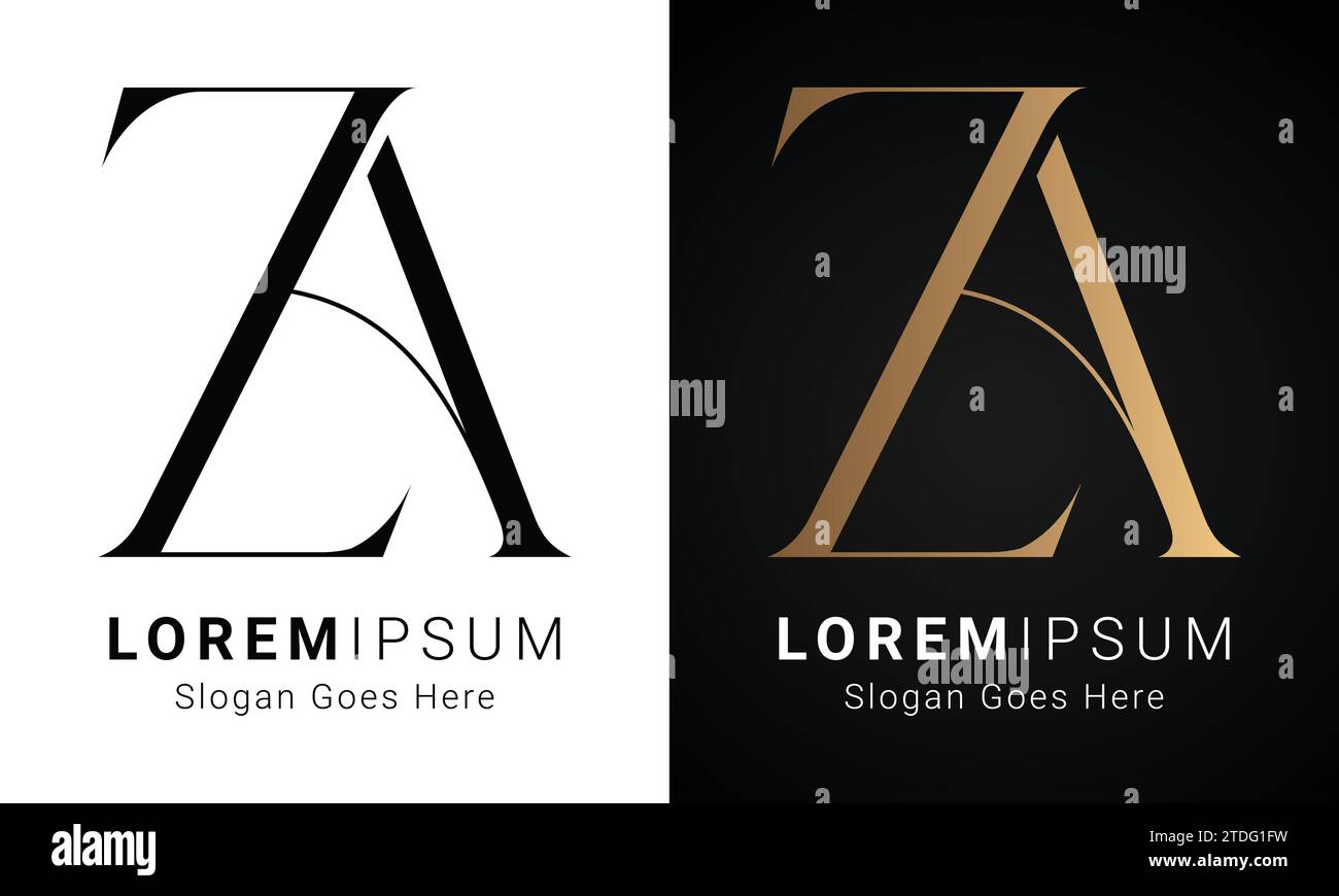 Monogram za Stock Vector Images - Alamy