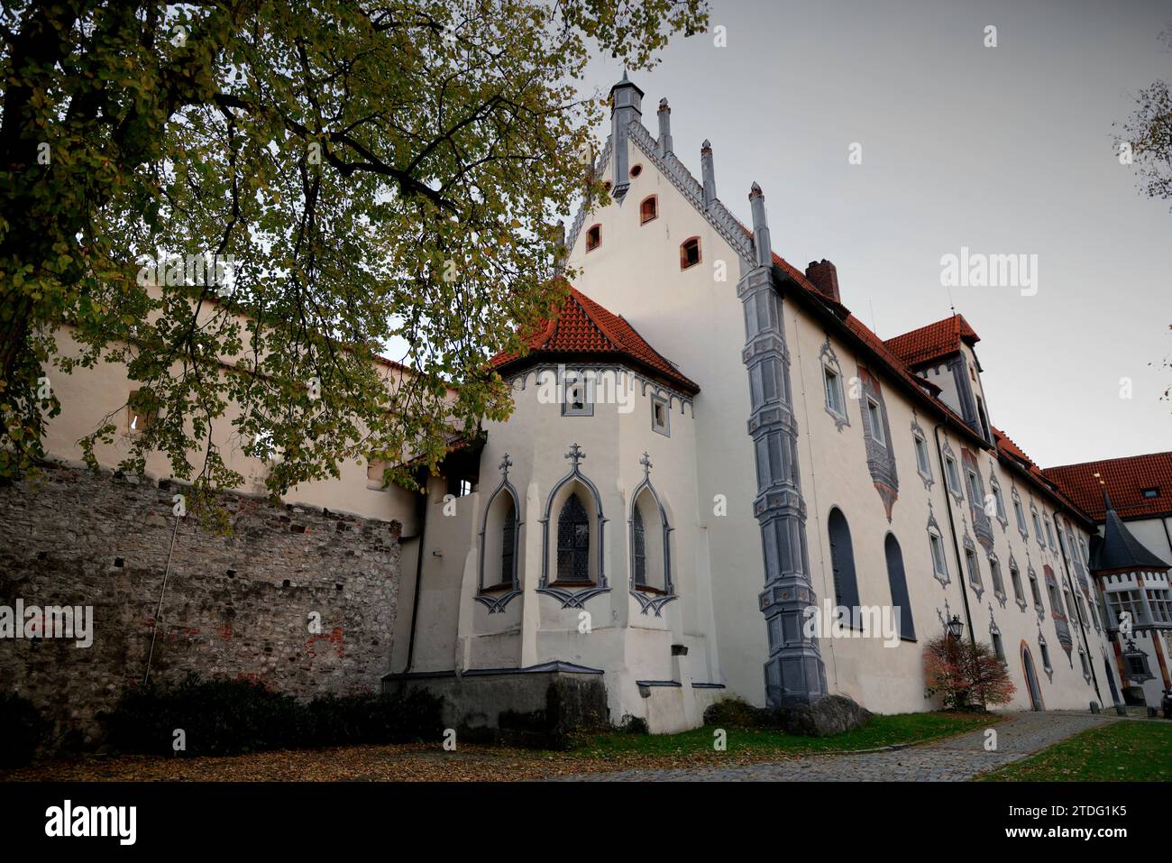 The beautiful Hohes Schloss castle in Fussen, Bavaria Stock Photo - Alamy