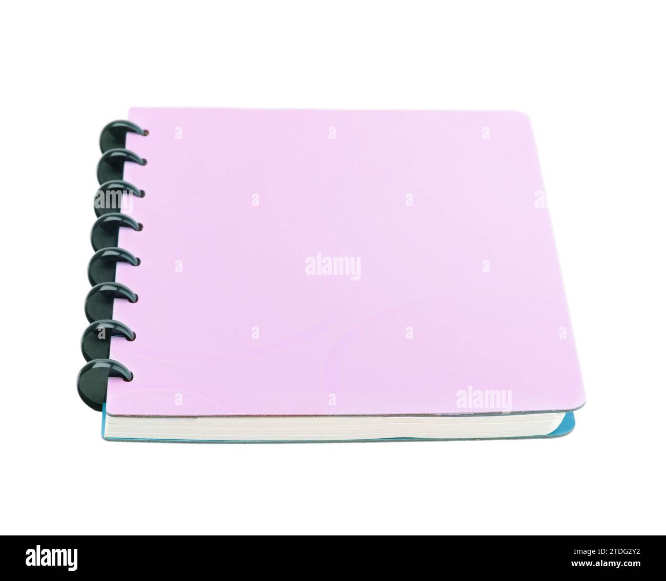 New closed thick notebook isolated on white Stock Photo - Alamy