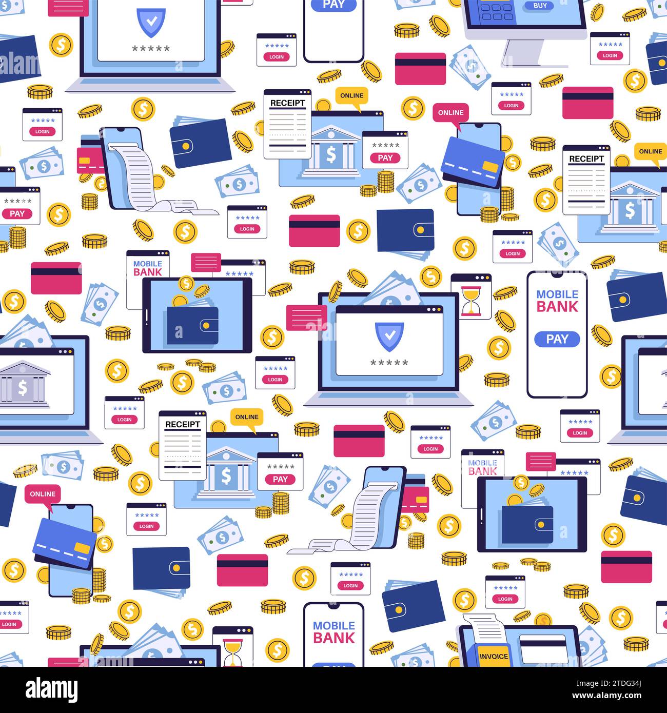 Paper banks Stock Vector Images - Alamy