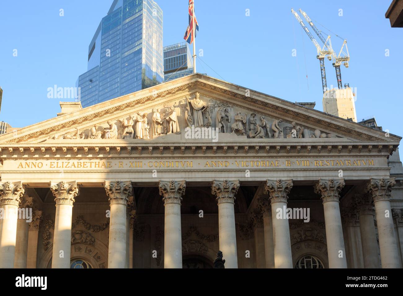 The Royal Exchange in London was founded in the 16th century It ...