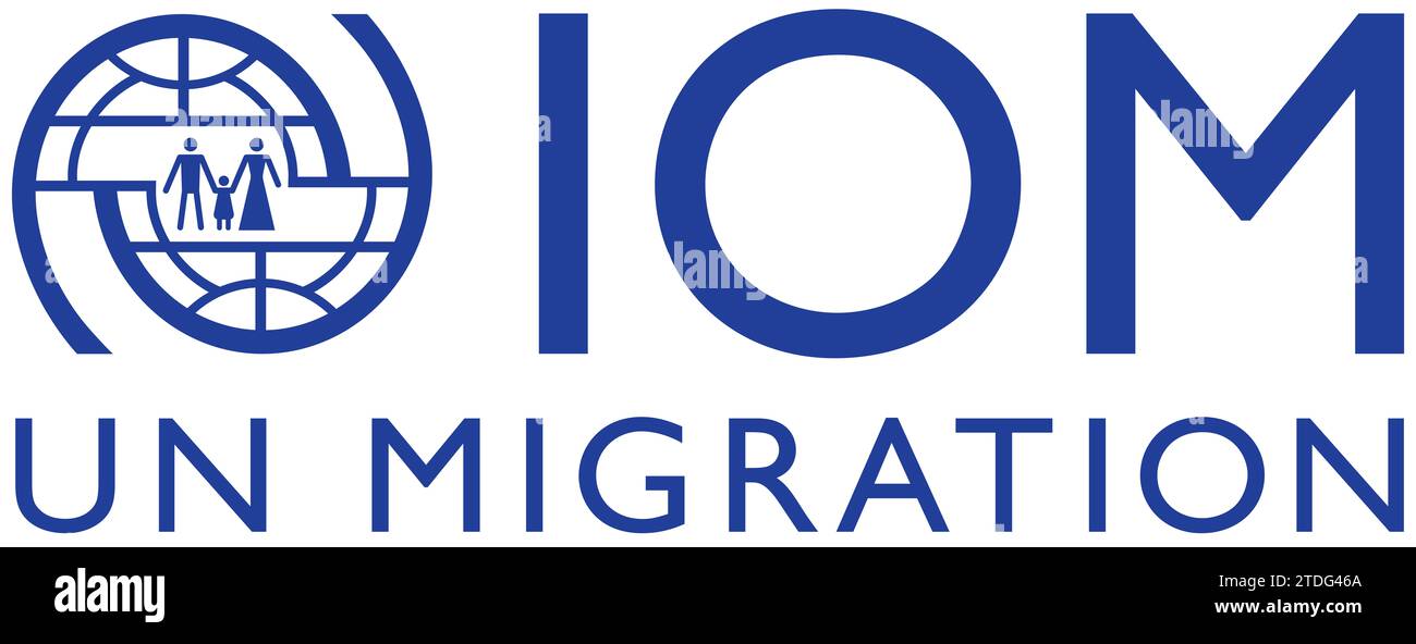 United Nations International Organization for Migration logo Stock ...