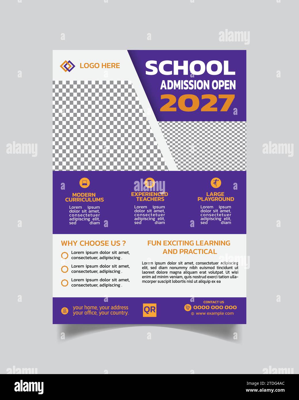 Kids School Admission Open Flyer Template and Pre-School Admission ...