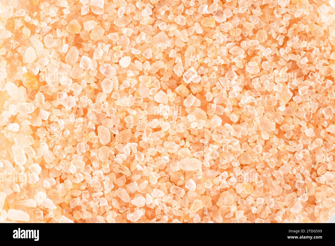 Himalayan Pink Salt background, top view Stock Photo - Alamy