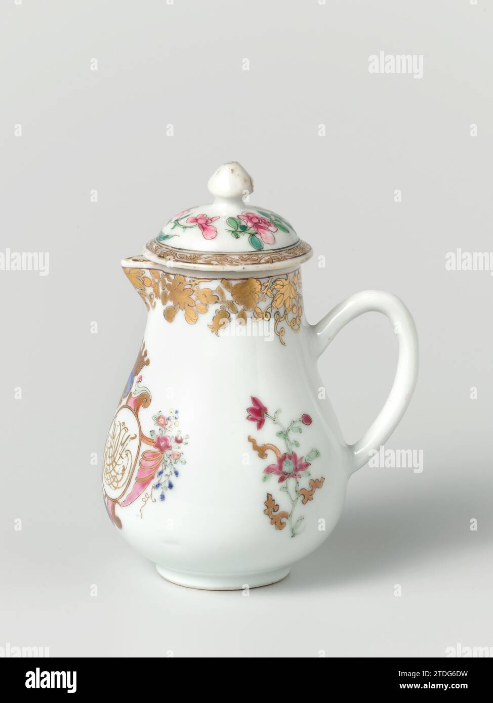 Pear-shaped milk jug with handle from the 'Swellengrebel service' with ...