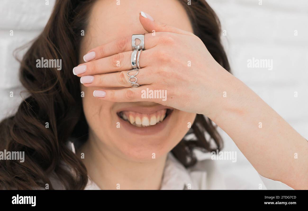 Gold mineral hands hi-res stock photography and images - Alamy