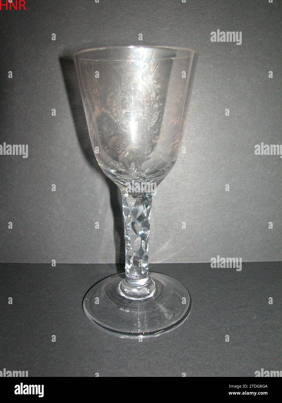 Chalip glass with the weapon of Willem V, Anonymous, c. 1760 - c. 1780 ...