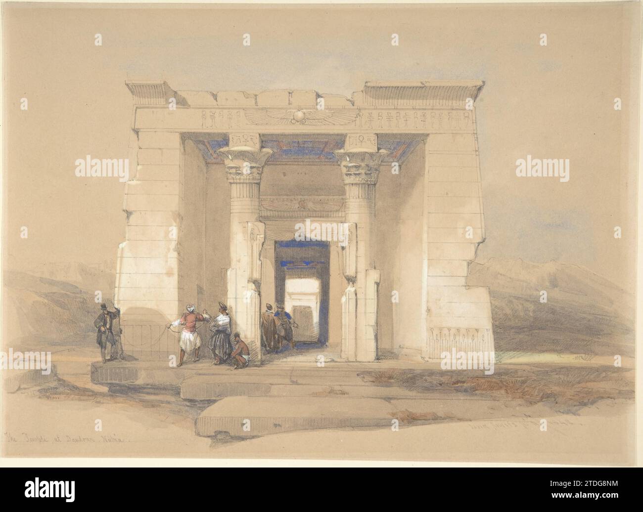 David roberts ruins hi-res stock photography and images - Alamy