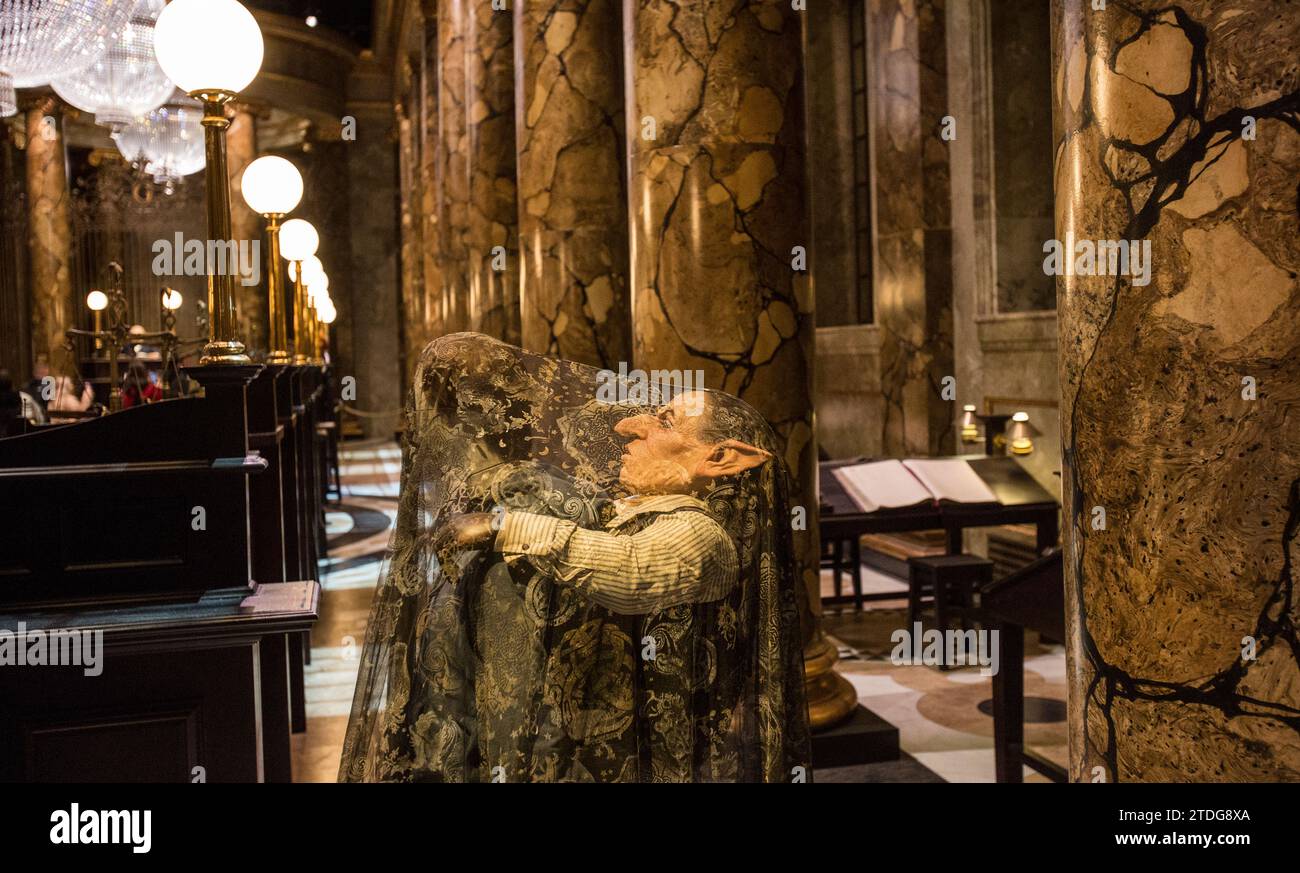 Harry Potter, Gringott bank, Warner Studios London Stock Photo - Alamy