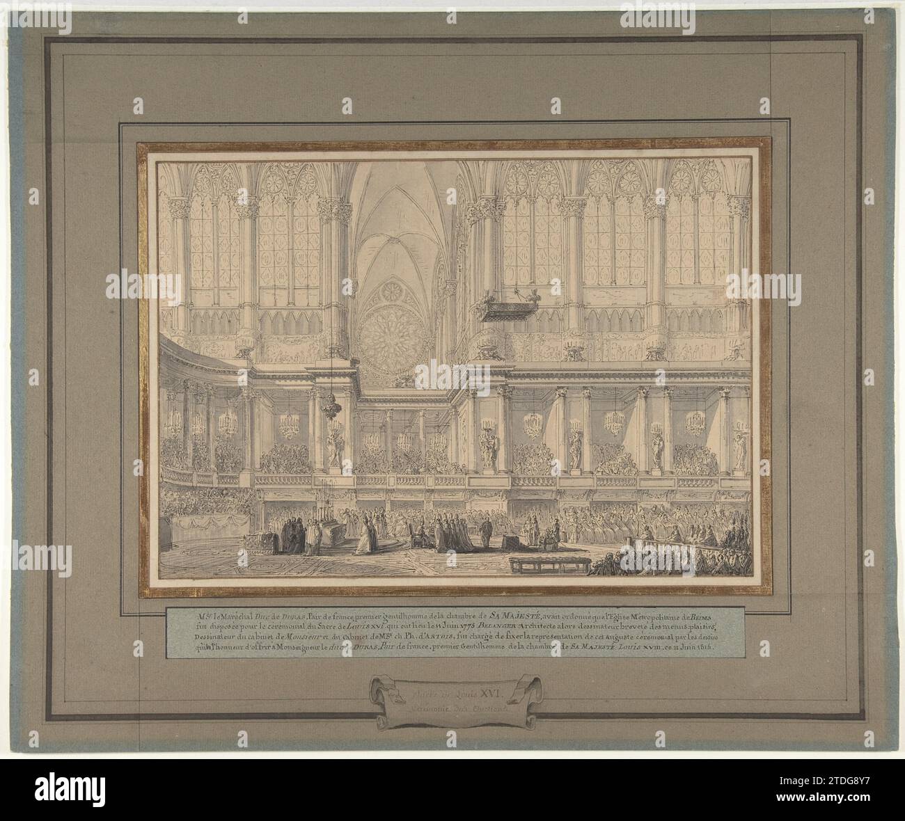The Anointing of Louis XVI at His Coronation in Reims Cathedral, June ...