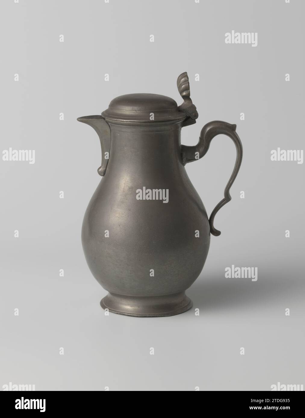 Shakkan van Tin with lid, anonymous, 1600 - 1699 Shakkan van Tin. The ...