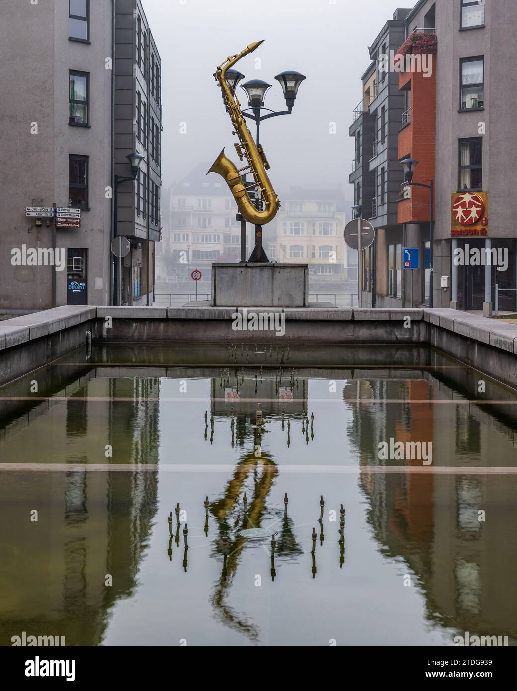 Dinant, the birthplace of the saxophone Stock Photo - Alamy