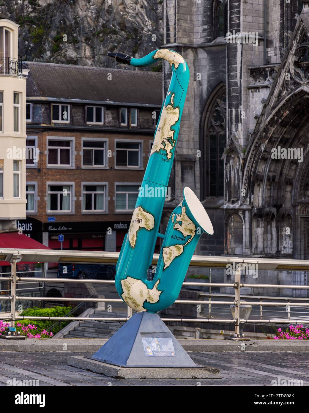 Dinant, the birthplace of the saxophone Stock Photo - Alamy
