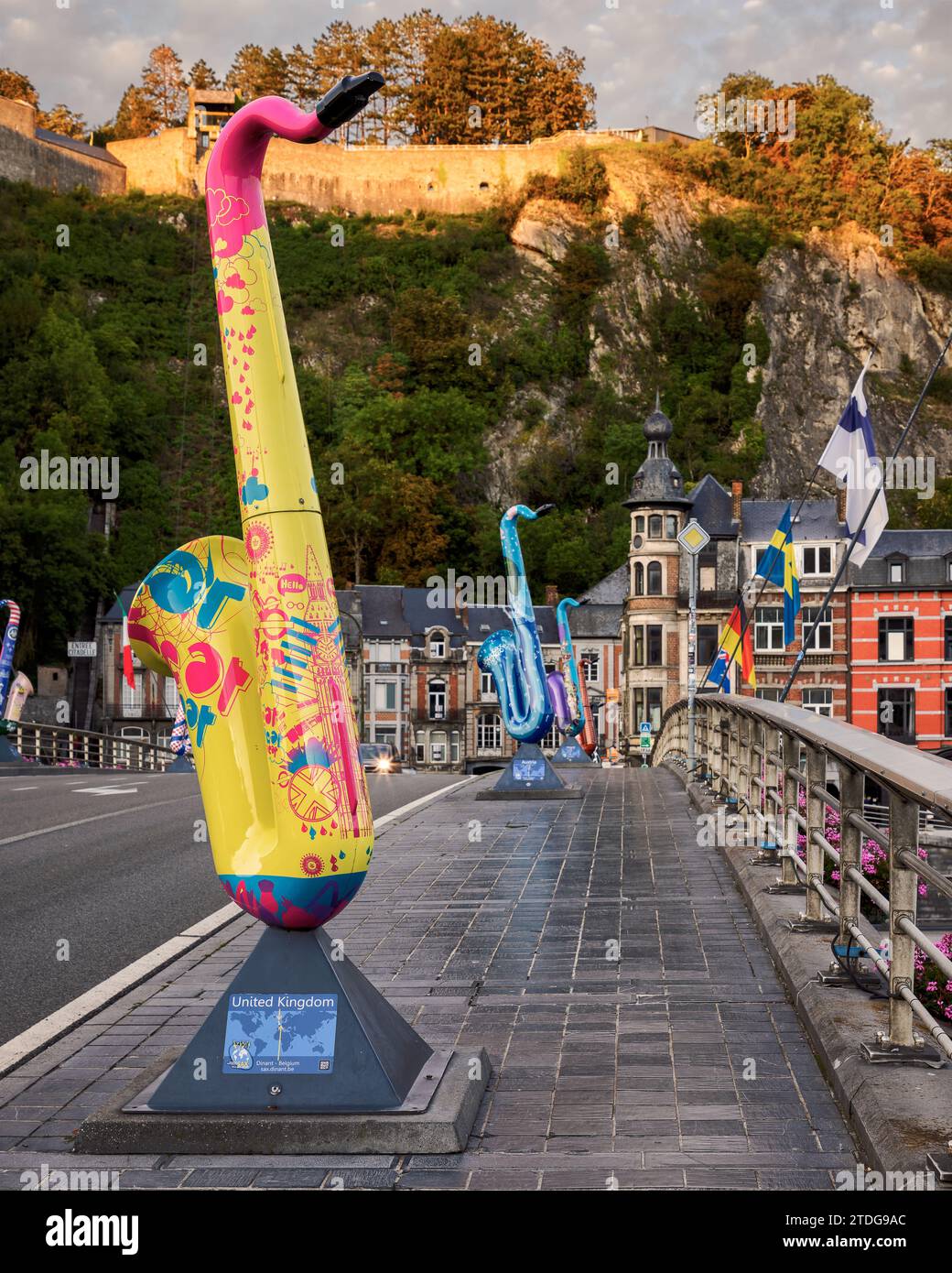 Dinant, the birthplace of the saxophone Stock Photo - Alamy