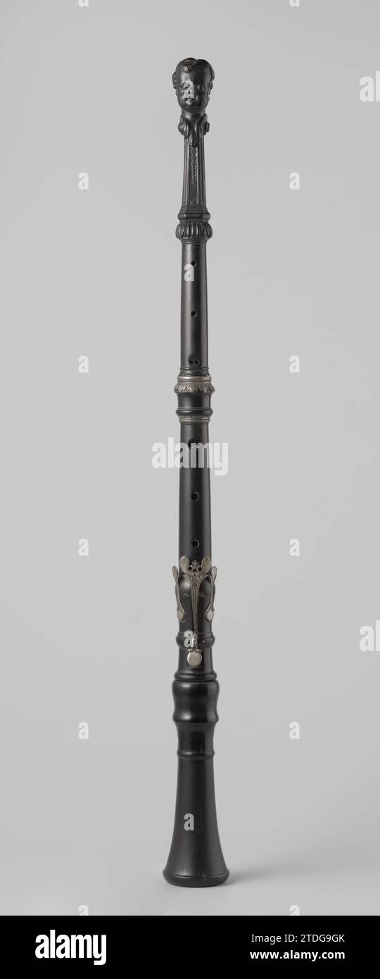 Oboe, Thomas Coenrat Boekhout, c. 1700 Oboe, ebony with three silver ...