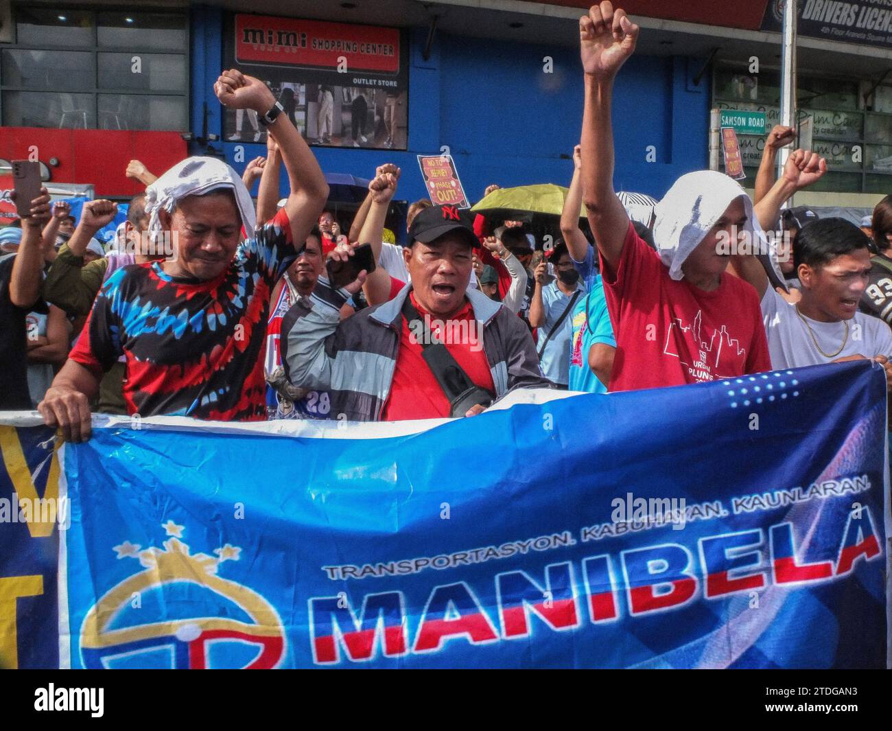 Caloocan City, Philippines. 18th Dec, 2023. Protest hold a banner to ...