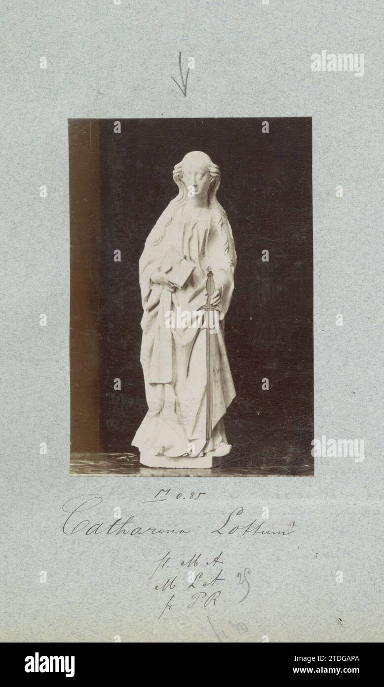 Plaster cast of a sculpture, anonymous, c. 1875 - 1900 paper ...