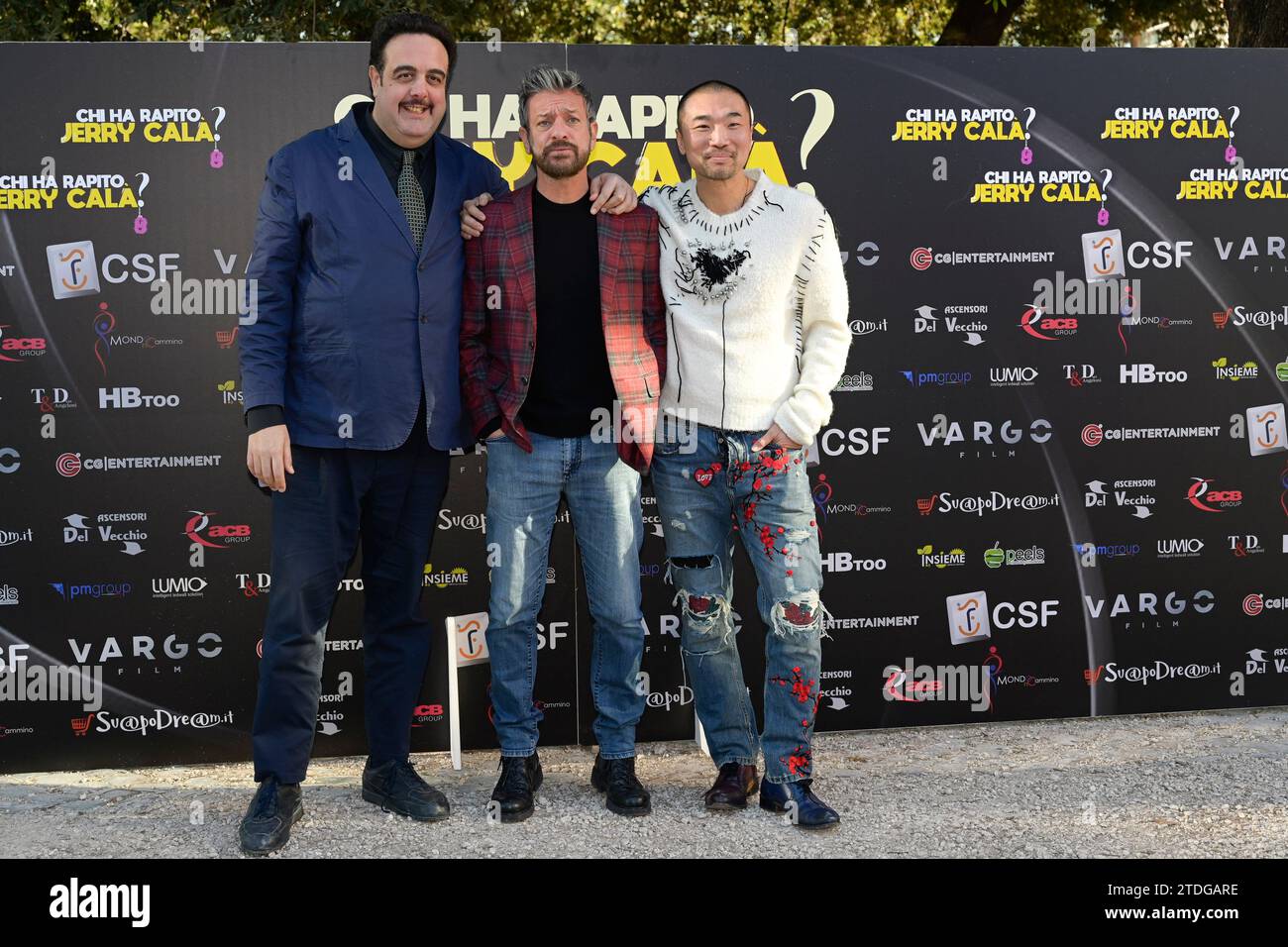 Rome, Italy. 18th Dec, 2023. Antonio Fiorillo (l), Sergio Assisi (c ...