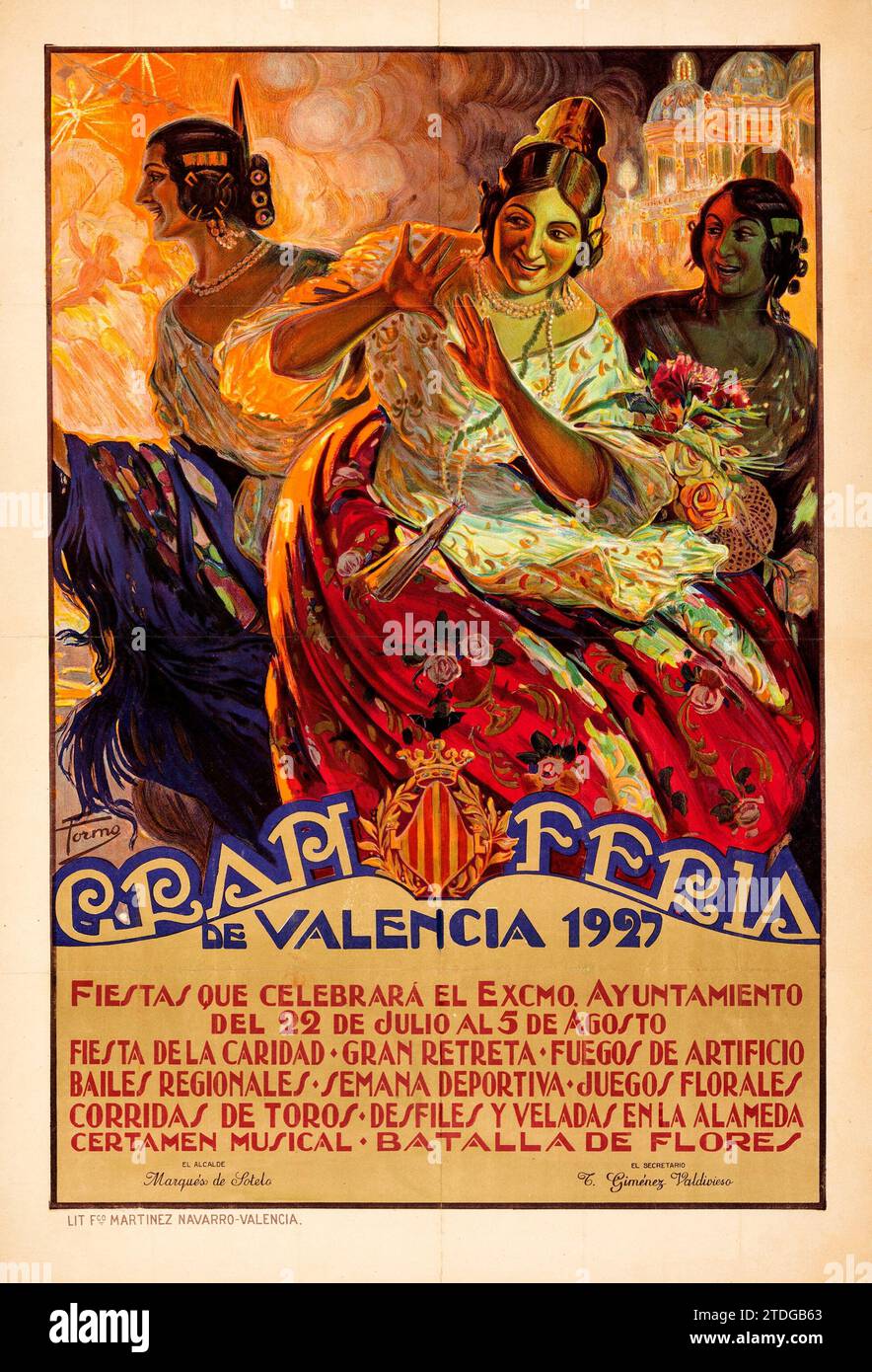 Spanish fiesta poster hi-res stock photography and images - Alamy