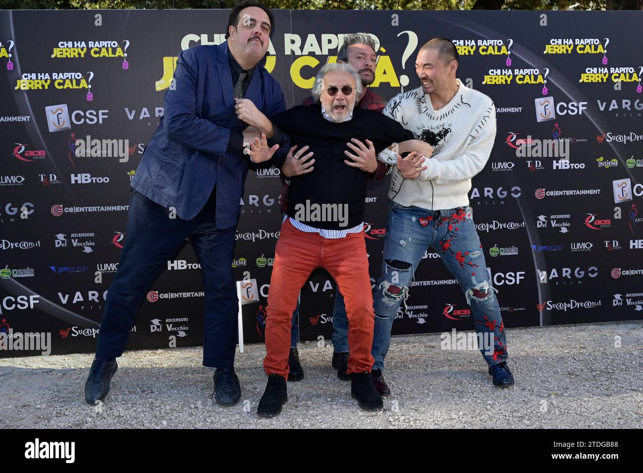 Rome, Italy. 18th Dec, 2023. Antonio Fiorillo (l), Sergio Assisi (c ...