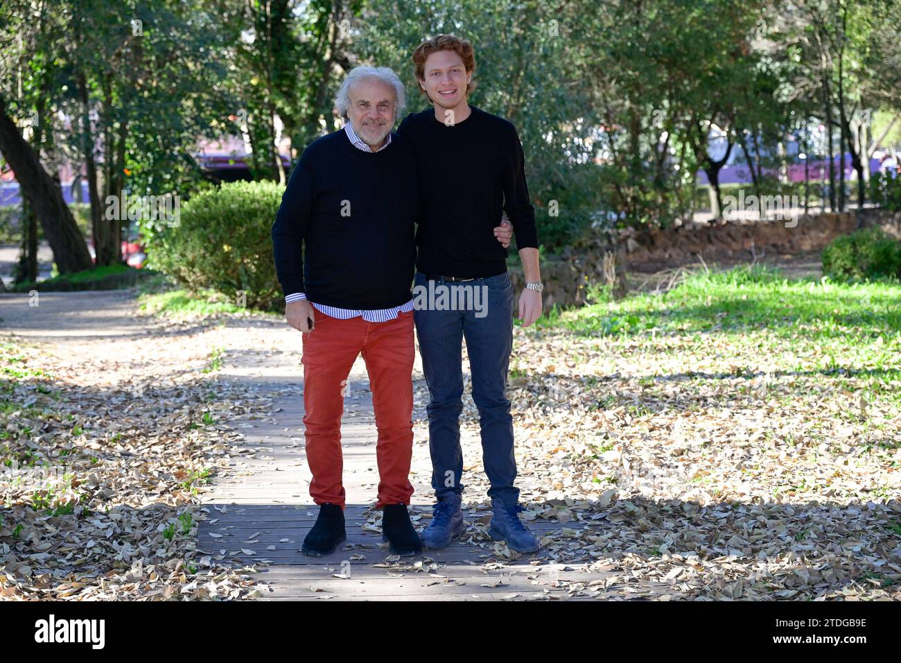 Rome, Italy. 18th Dec, 2023. Jerry Calà (l) and Johnny Calà (r) attend ...