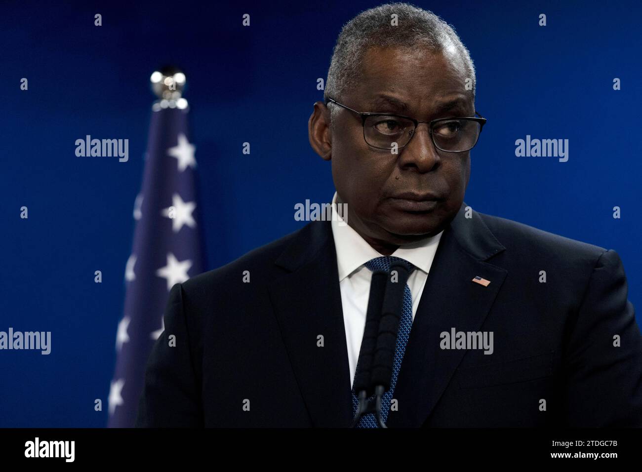 FILE - Secretary of Defense Lloyd Austin makes a joint statement with ...
