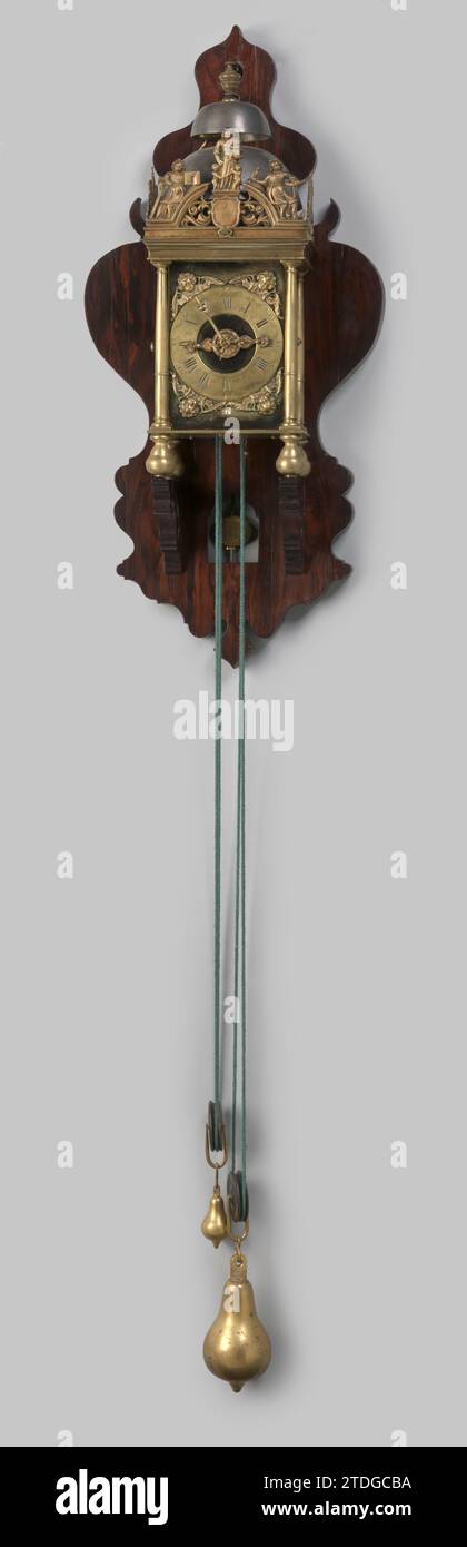 Zaanse Klok, Reyn de Jong, c. 1770 Zaanse clock with wooden cupboard ...